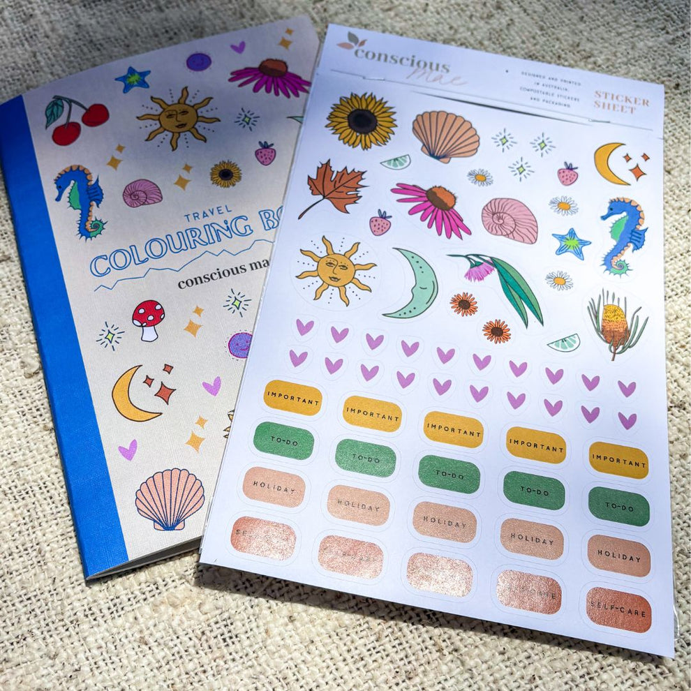 Colour and Create | Colouring Book and Sticker Set for on-the-go Fun ...